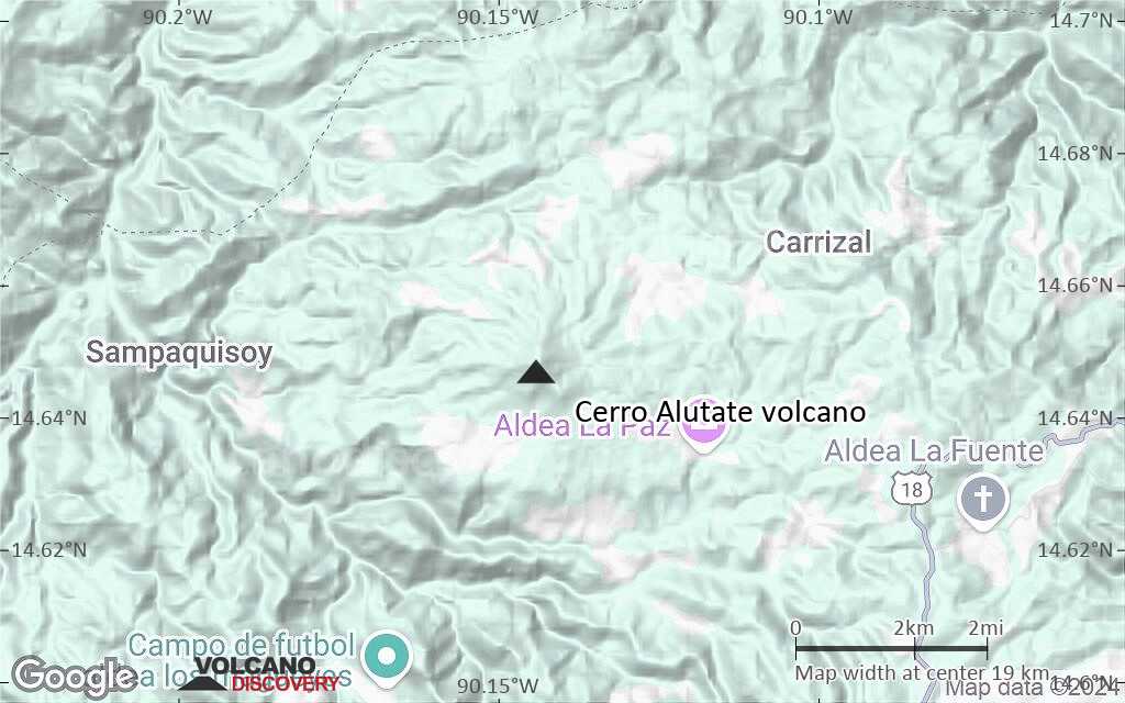 Cerro Alutate volcano (Guatemala) facts & information | VolcanoAdventures