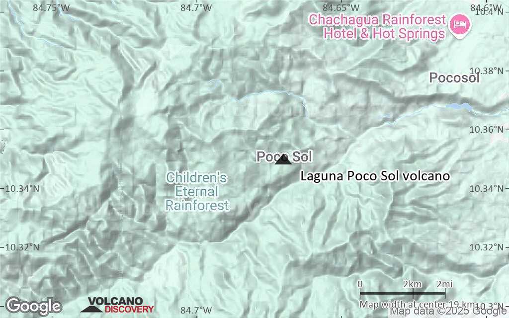 Laguna Poco Sol volcano (Costa Rica) facts & information | VolcanoDiscovery