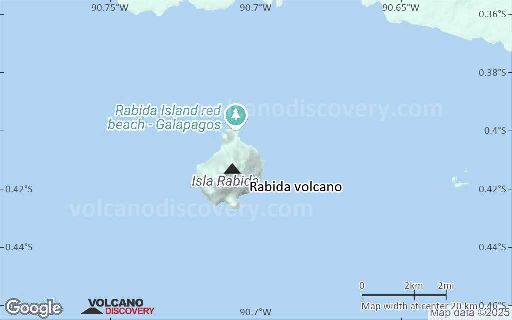 Rabida Volcano (Galapagos Islands, Ecuador) Facts & Information ...