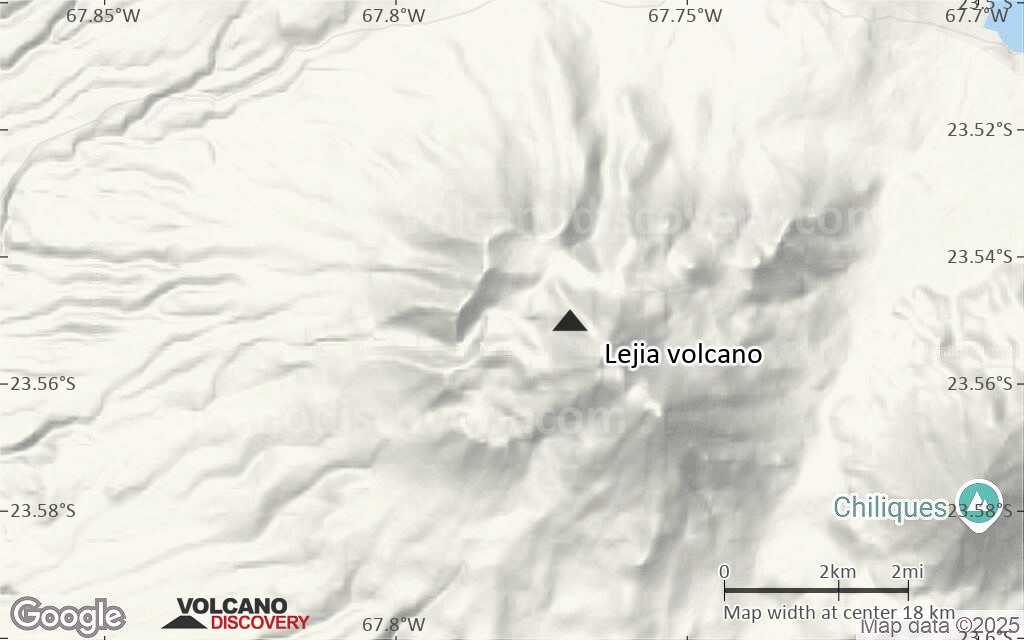 Lejia volcano (Northern Chile) facts & information | VolcanoAdventures