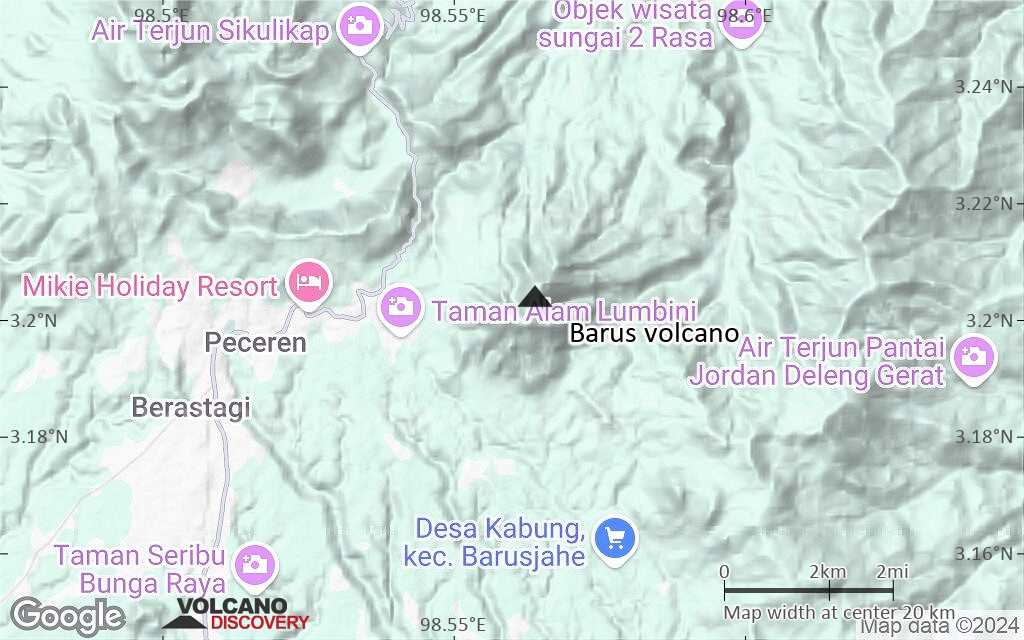 Barus volcano (Sumatra, Indonesia) facts & information | VolcanoDiscovery