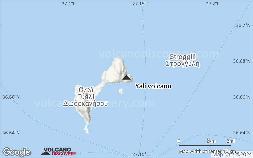 Yali volcano, Aegean Sea, Greece: facts & information | VolcanoAdventures