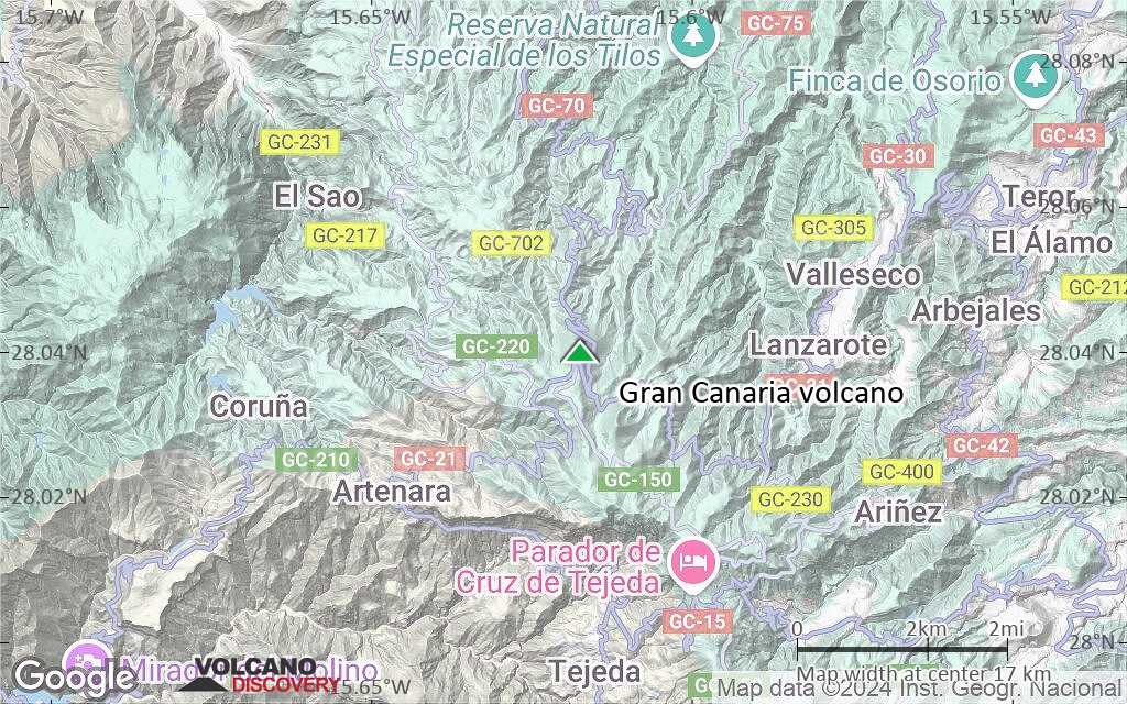 Gran Canaria Volcano, Spain - facts & information | VolcanoAdventures