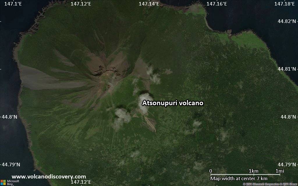 Atsonupuri Volcano, Iturup Island (Kuril Islands) - facts & information