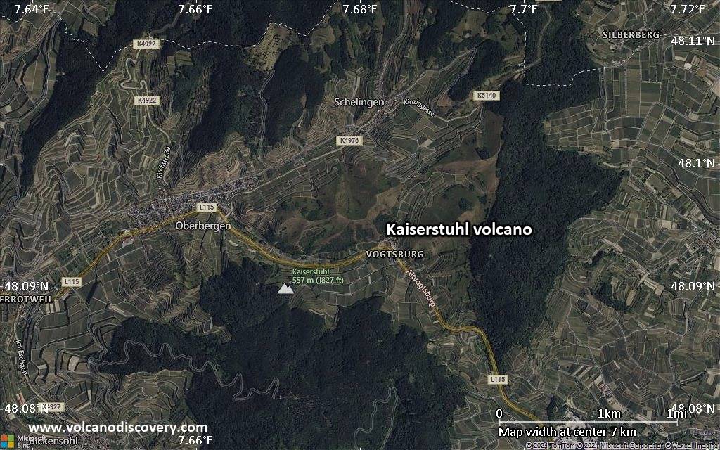Kaiserstuhl Volcano, Germany - Facts & Information | VolcanoDiscovery
