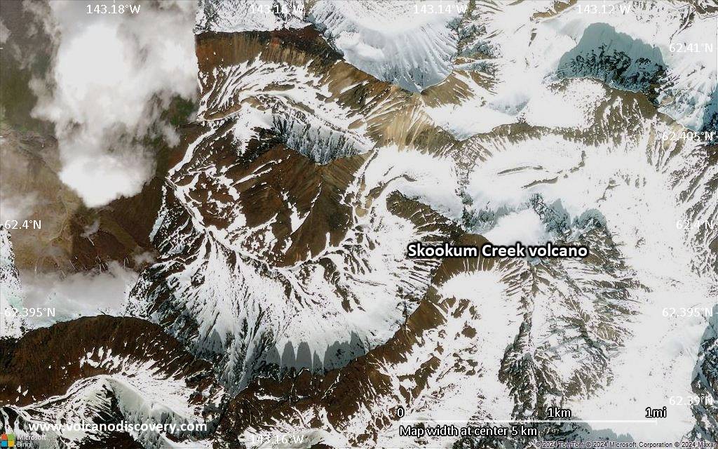 Skookum Creek volcano (Eastern Alaska, US) facts & information ...