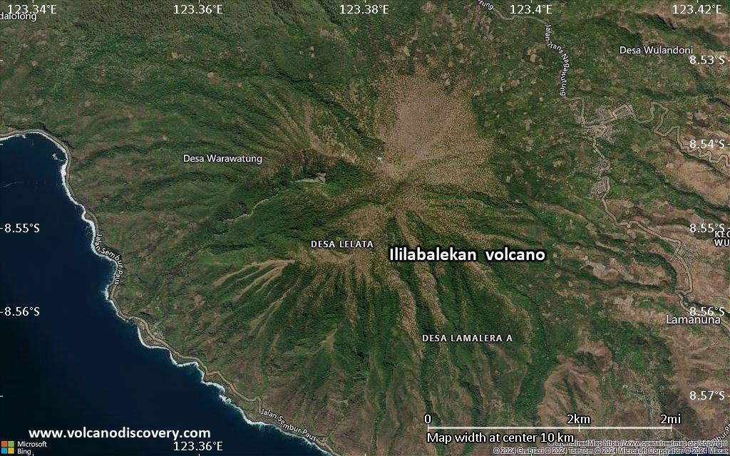 Ililabalekan Vulkan, Lesser Sunda Islands (Indonesien) - Information ...