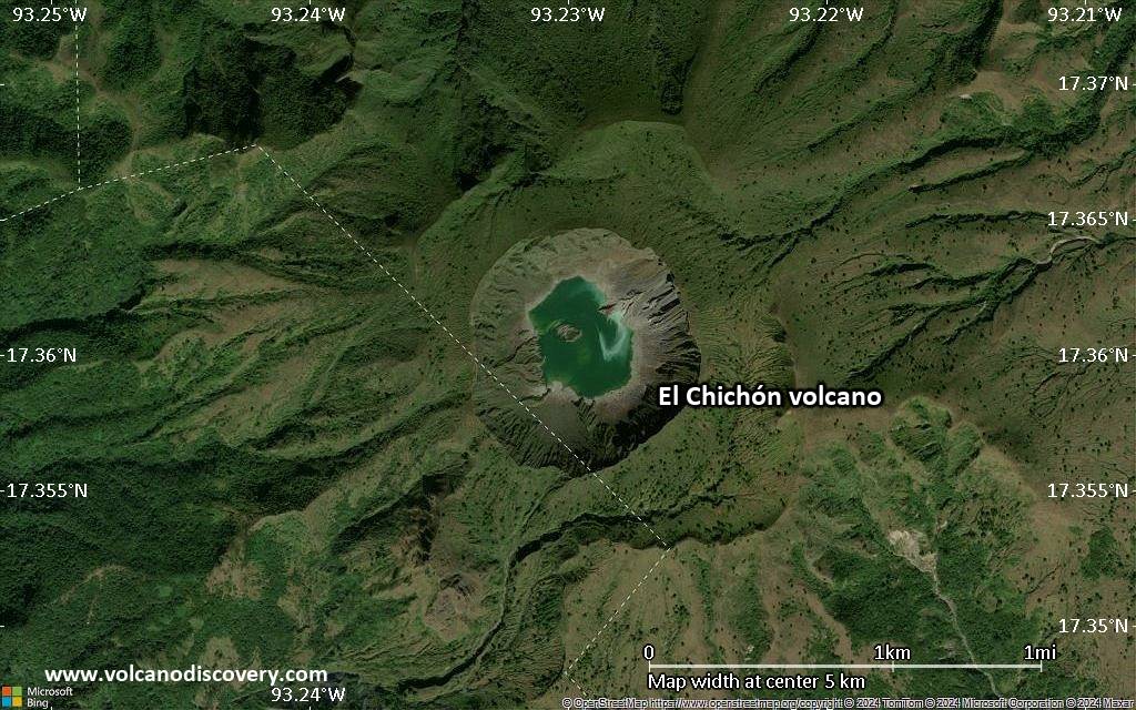 El Chichón Volcano, Southern Mexico - facts & information ...