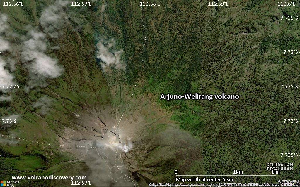Arjuno-Welirang Volcano, East Java (Indonesia) - facts & information ...