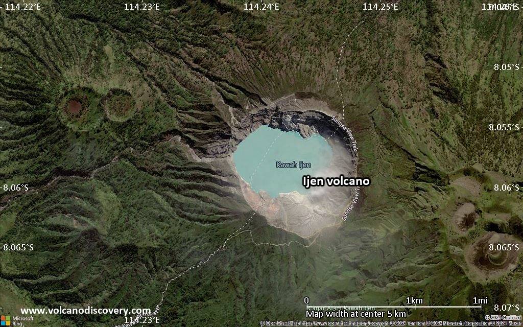 Ijen Volcano, East Java (Indonesia) - Facts & Information ...