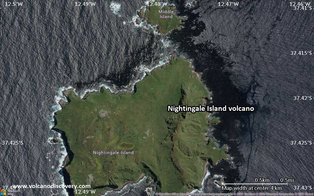 Nightingale Island Vulkan, Southern Atlantic Ocean, United Kingdom ...