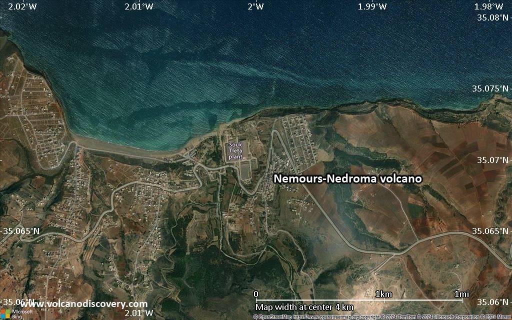 Nemours-Nedroma volcano (Algeria) facts & information | VolcanoAdventures