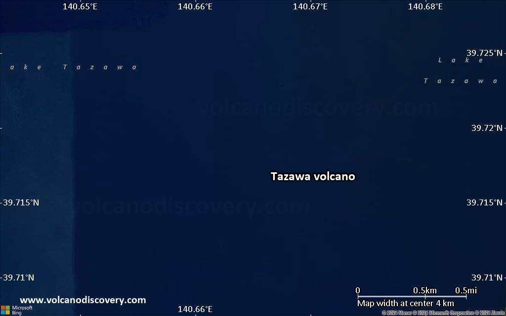 Tazawa volcano (Honshu, Japan) facts & information | VolcanoAdventures