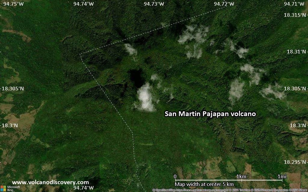 San Martin Pajapan volcano (Mexico) facts & information | VolcanoAdventures