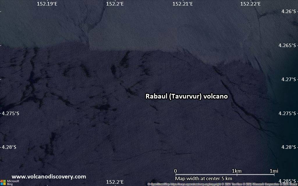 Rabaul (Tavurvur) Volcan, Papua New Guinea - Infos | VolcanoAdventures