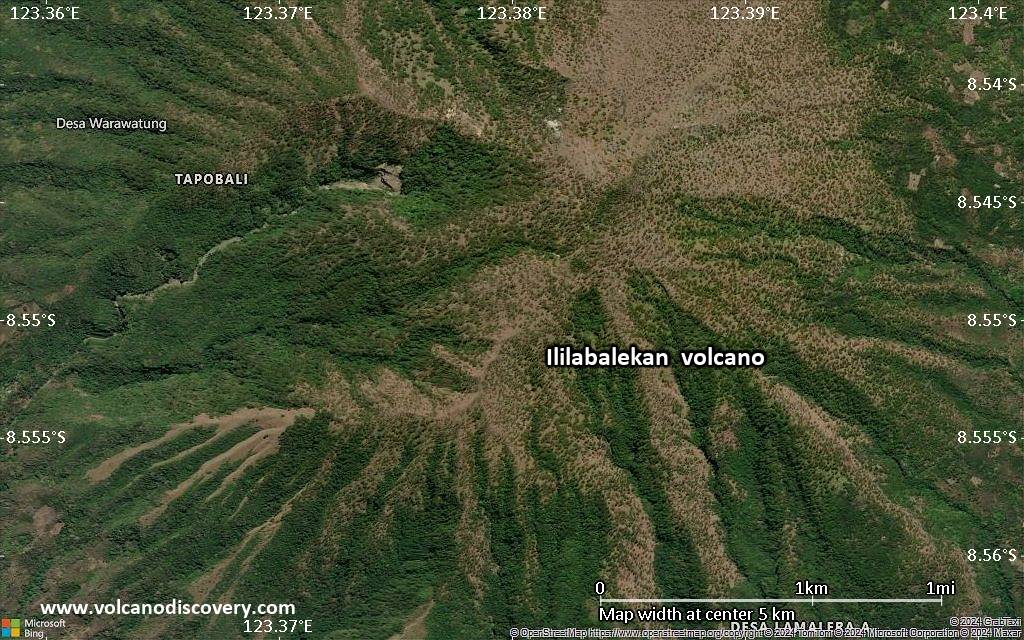 Ililabalekan Vulkan, Lesser Sunda Islands (Indonesien) - Information ...