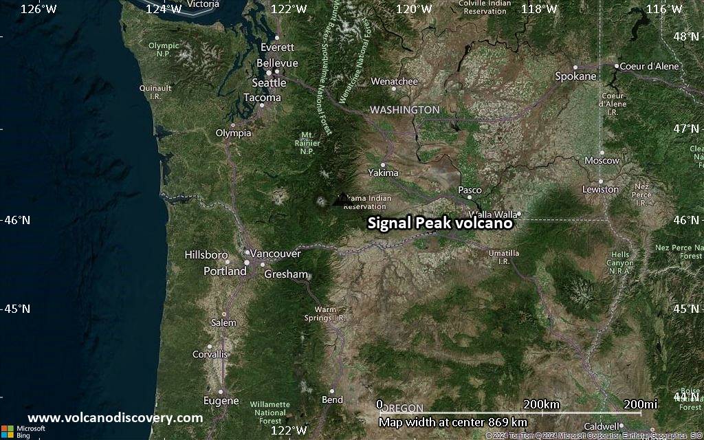 Signal Peak Vulkan, Washington (Canada and USA (mainland)) - Information