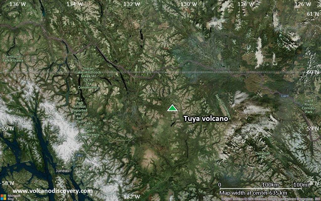 Tuya Volcano, Canada - Facts & Information | VolcanoDiscovery