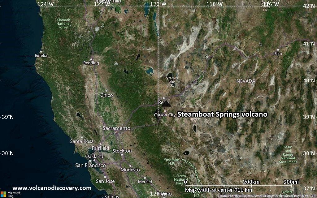 Steamboat Springs Volcano, Nevada (Canada and USA (mainland)) - facts ...