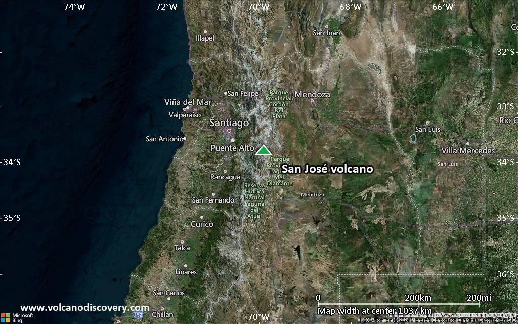 San José Volcano, Chile / Argentina - Facts & Information ...