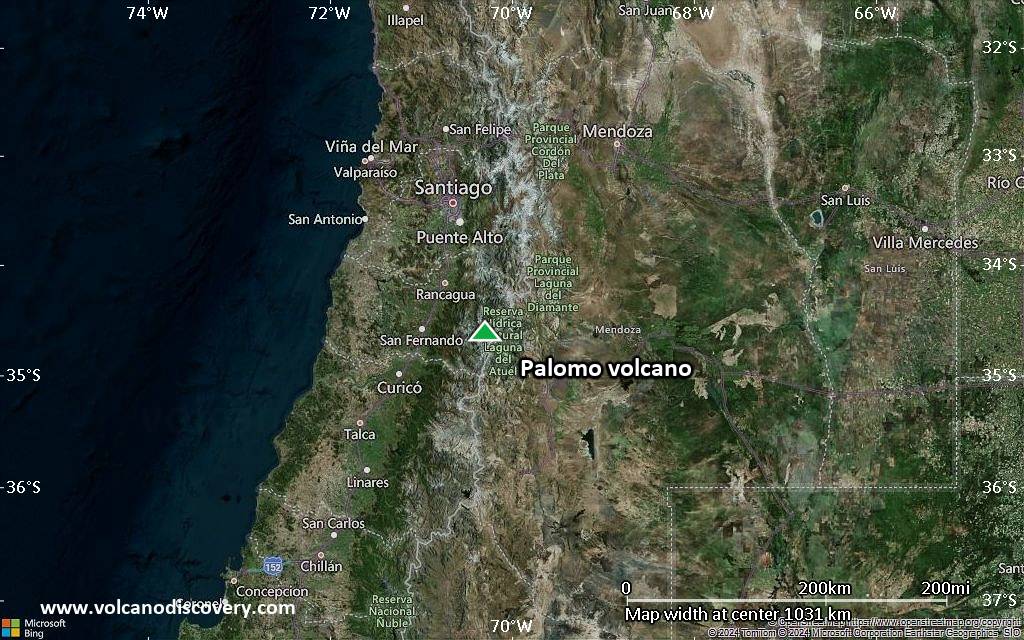 Palomo Volcano, Chile - facts & information | VolcanoAdventures