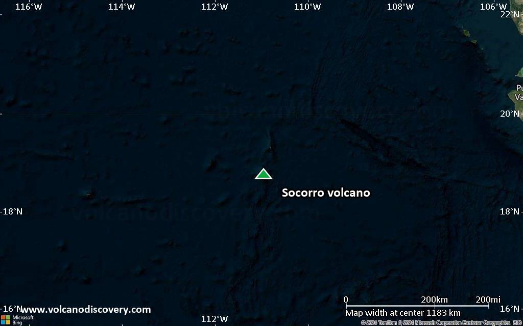 Socorro Volcano, Revillagigedo Islands, Mexico - facts & information ...