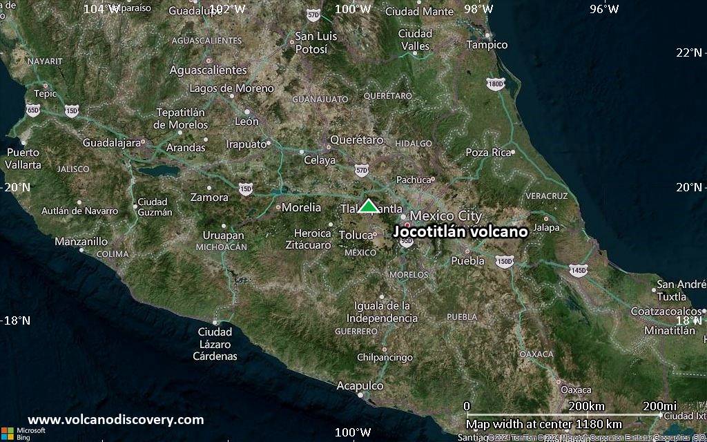 Jocotitlán Volcano, Central Mexico - Facts & Information | VolcanoDiscovery