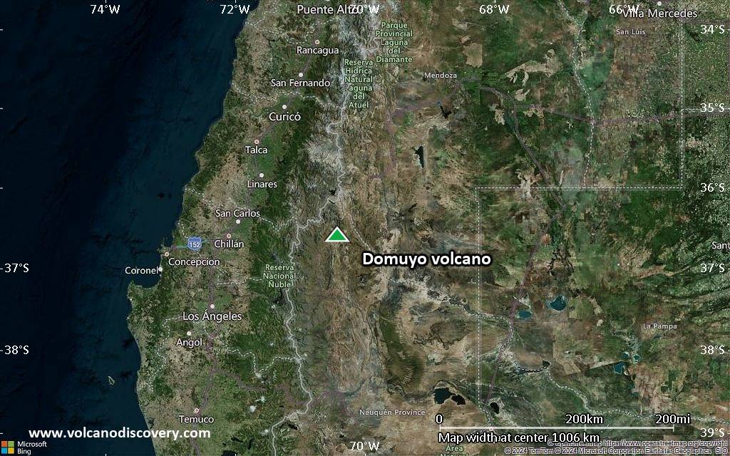 Domuyo Vulkan, Argentinien - Information | VolcanoDiscovery