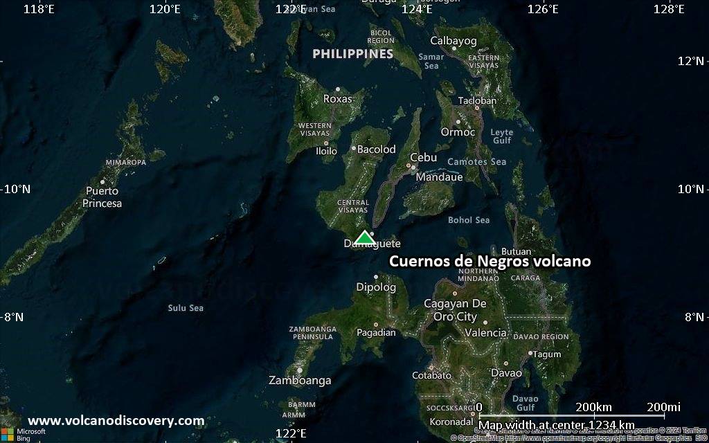 Cuernos de Negros Vulkan, Zentral-Philippinen (Philippines) - Information