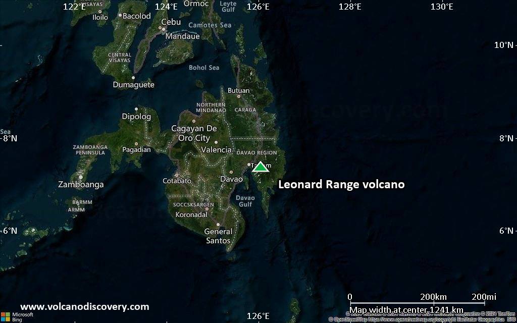 Leonard Range Volcano, Mindanao (Philippines) - facts & information ...