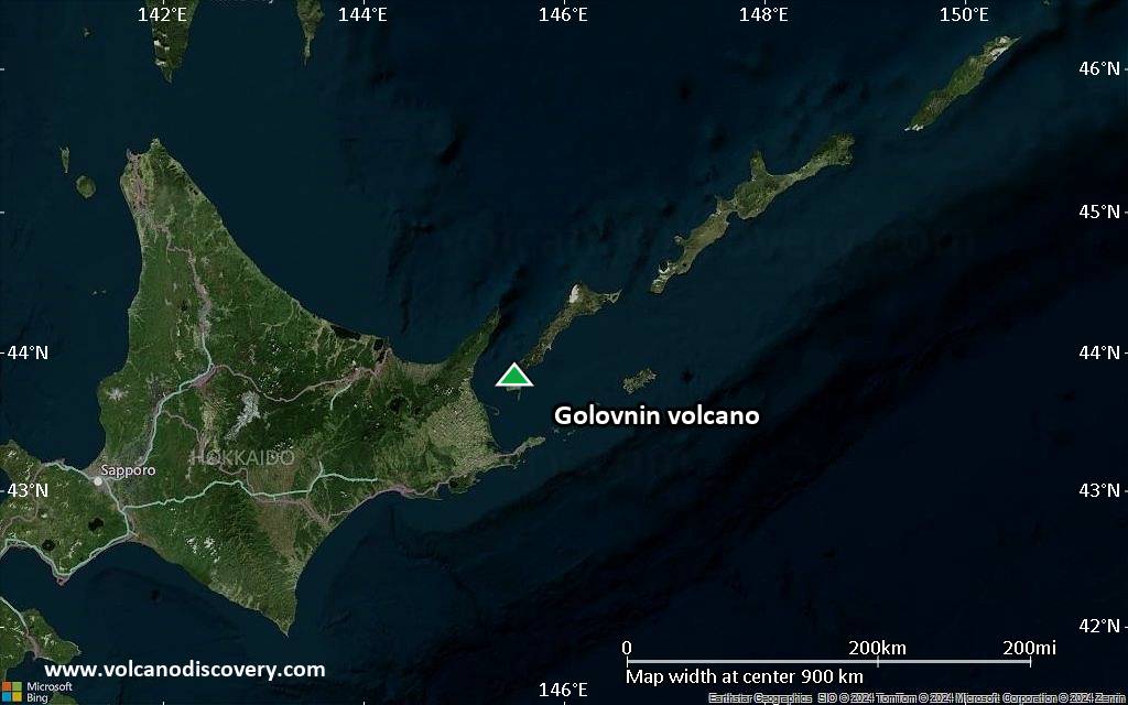 Golovnin Volcano, Kunashir Island (Kuril Islands) - Facts & Information