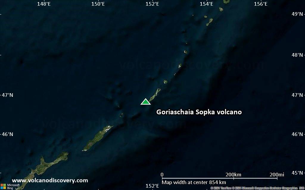 Goriaschaia Sopka Volcan, Simushir Island (Iles Kuriles) - Infos ...