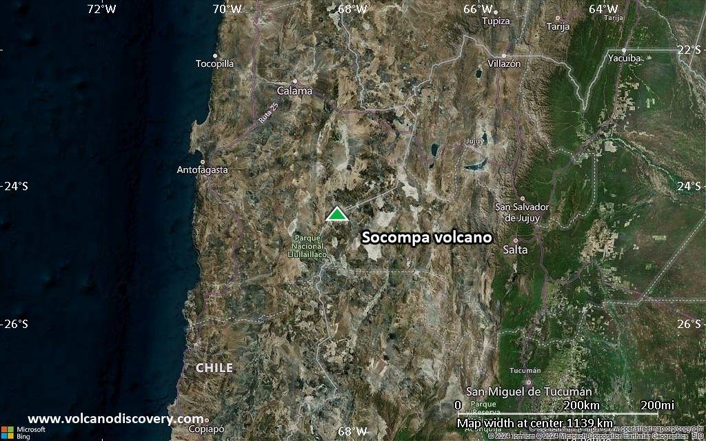 Socompa Vulkan, Chile / Argentinien - Information | VolcanoAdventures