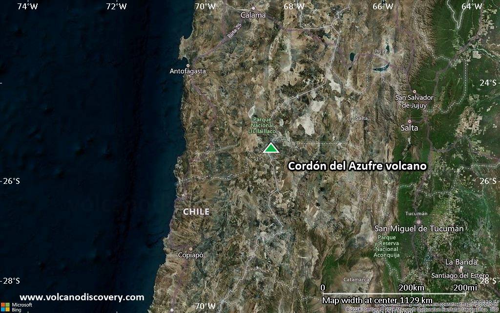 Cordón del Azufre Volcan, Chile / Argentine - Infos | VolcanoAdventures