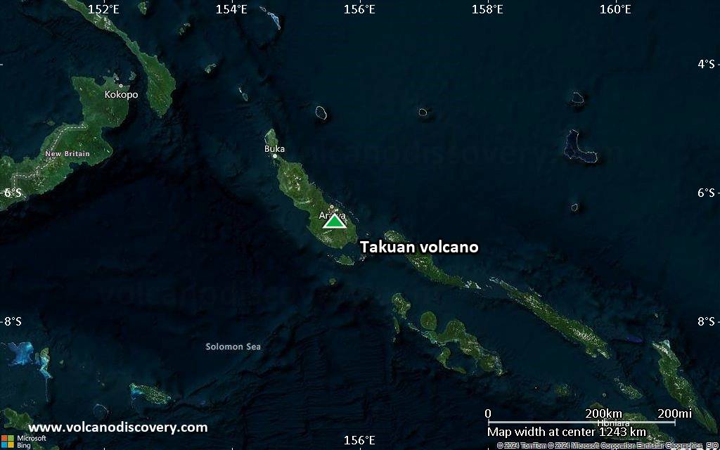 Takuan Volcano, North Solomons Province (Papua New Guinea) - facts ...