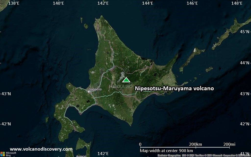 Nipesotsu-Maruyama Vulkan, Hokkaido (Japan) - Information ...