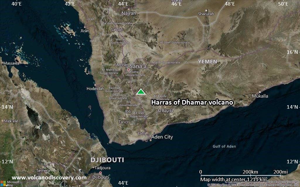 Harras of Dhamar Volcano, Yemen - Facts & Information | VolcanoDiscovery