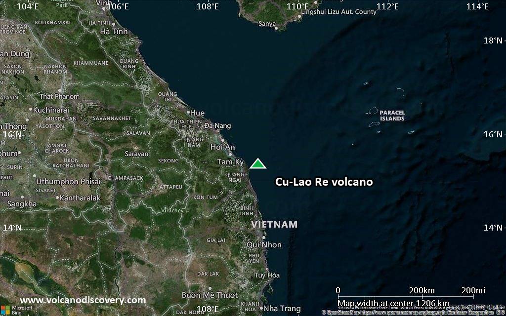 Cu-Lao Re Volcano, Vietnam - facts & information | VolcanoAdventures