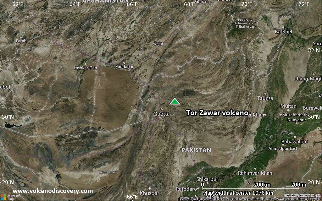Tor Zawar Volcan, Pakistan - Infos | VolcanoDiscovery