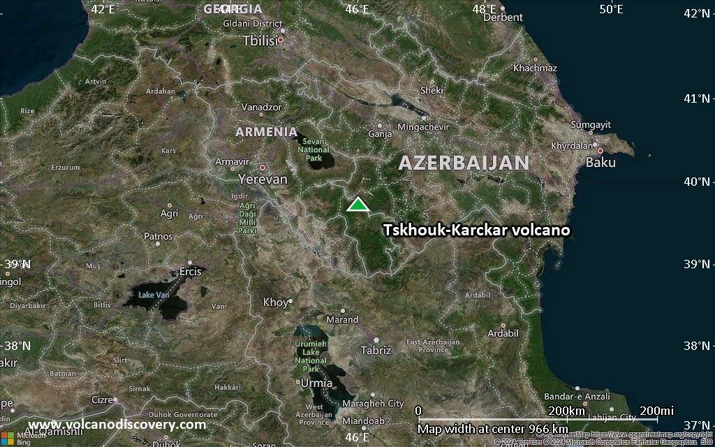 Tskhouk-Karckar Volcano, Armenia / Azerbaijan - facts & information ...