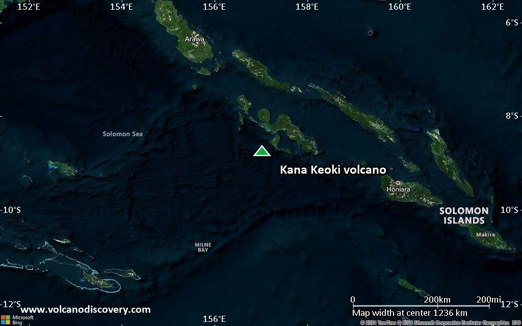Kana Keoki Volcano, Western Province, Solomon Islands - facts & information