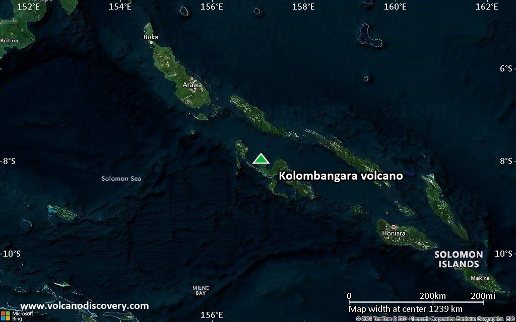 Kolombangara Volcano, Western Province, Solomon Islands - facts ...