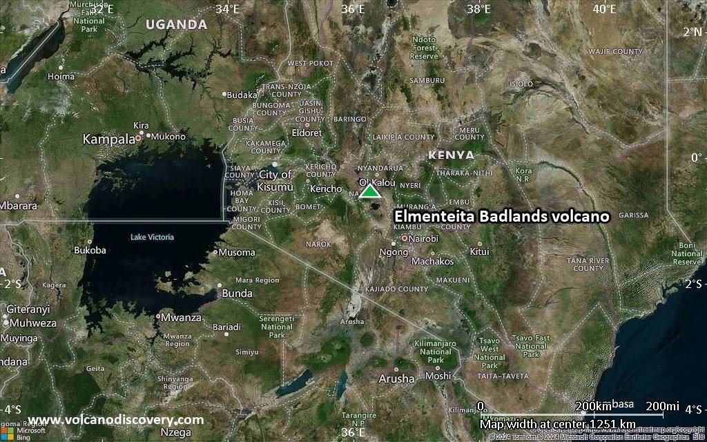 Elmenteita Badlands Volcan, Kenya - Infos | VolcanoAdventures
