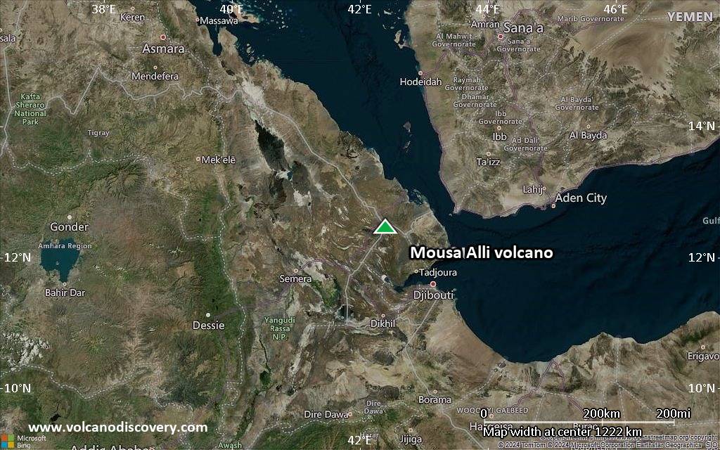 Mousa Alli Volcano, Ethiopia/Eritrea/Djibouti - facts & information ...
