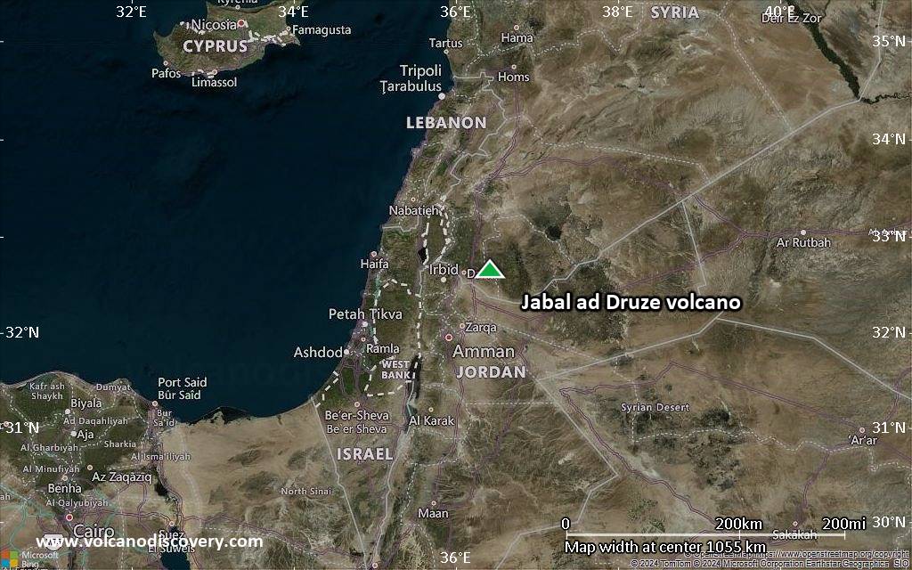 Jabal ad Druze Volcano, Syria - Facts & Information | VolcanoDiscovery