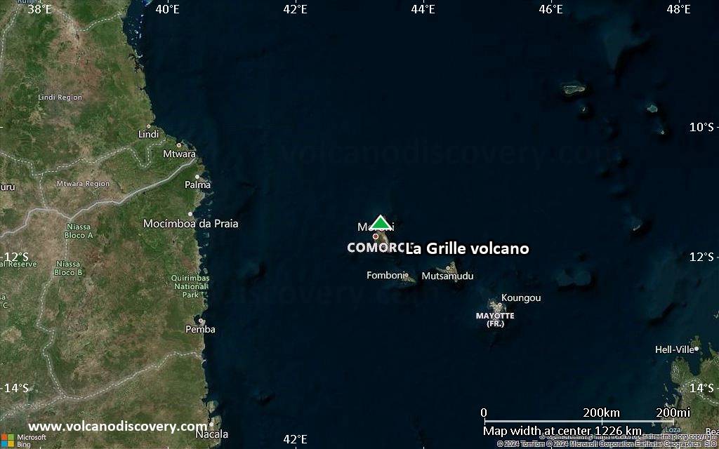 La Grille Volcano, Grand Comore Island, Comoros - facts & information ...
