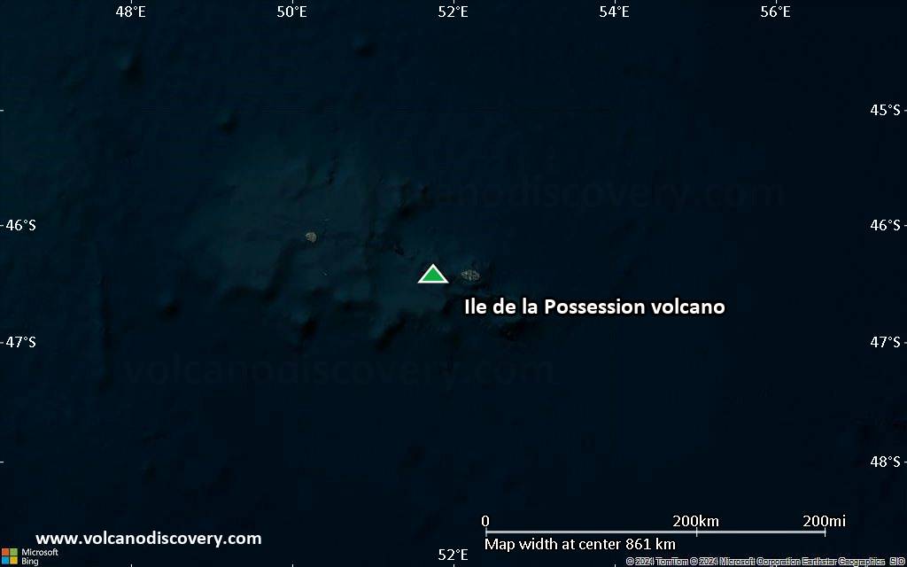 Erdbeben am Vulkan Ile de la Possession: jüngste Beben seit 1900 ...