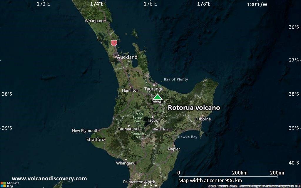 Rotorua Volcano, New Zealand - facts & information | VolcanoAdventures
