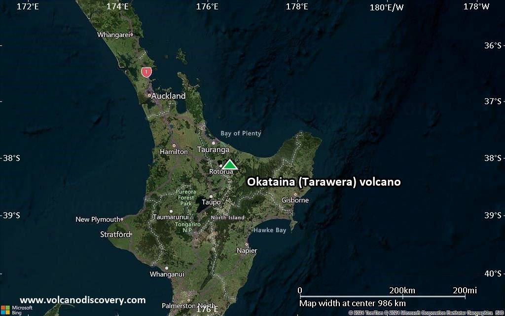 Okataina Volcan, New Zealand - Infos | VolcanoAdventures
