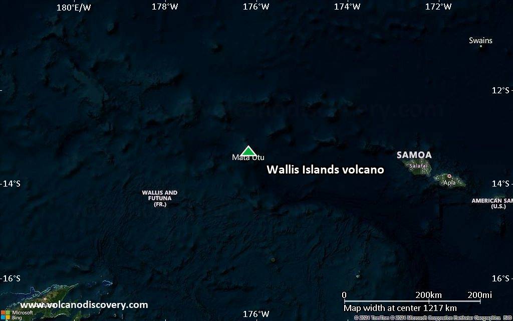 Wallis Islands Volcano, France, Southwestern Pacific Ocean - facts ...
